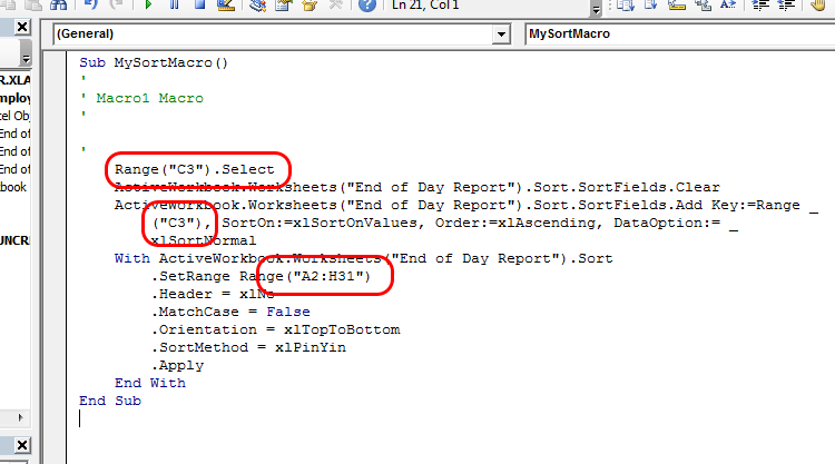 How Do I Sort In Excel VBA 