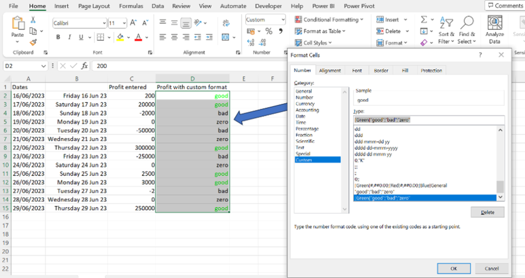 Excel – The Power of Custom formatting – STL – Blog
